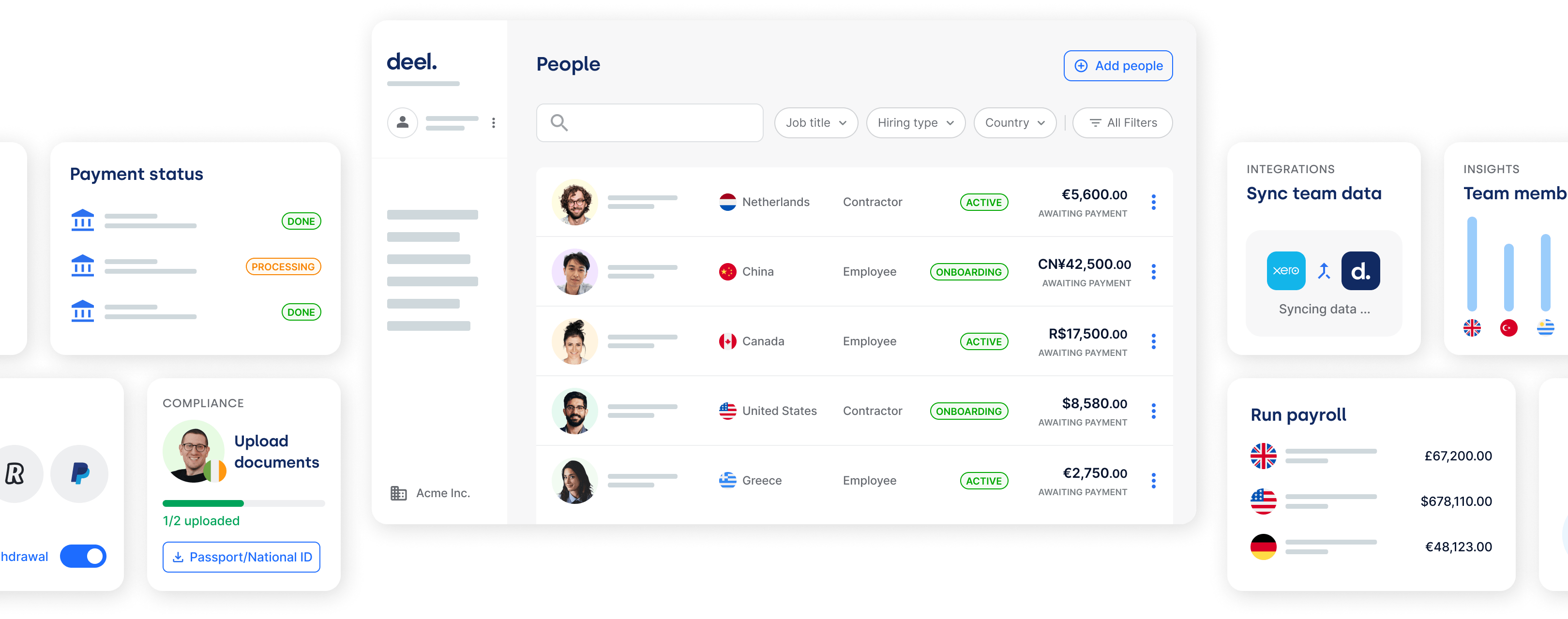 How Deel Runs Payroll through Deel