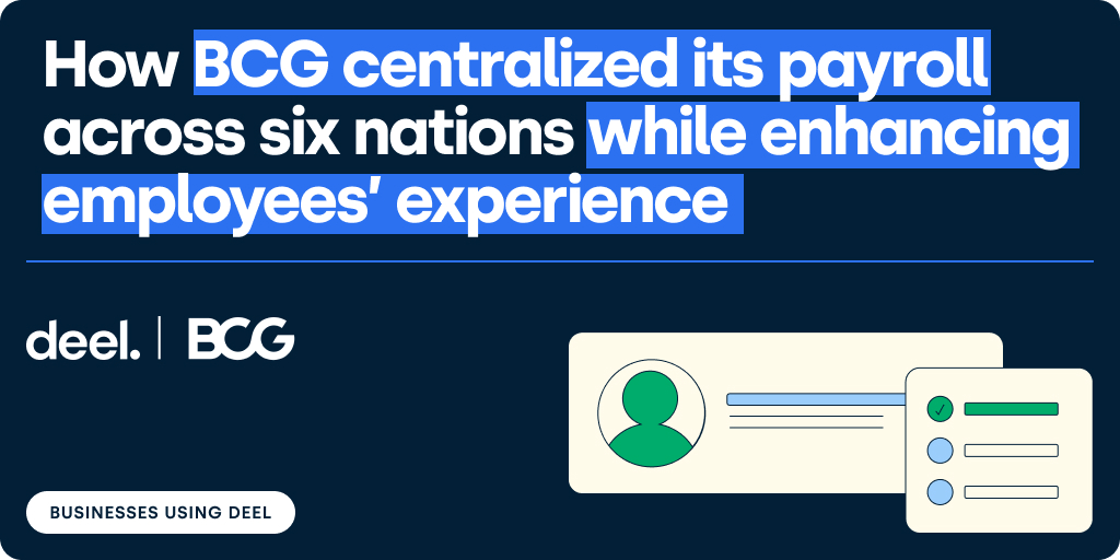 How BCG centralized its payroll across six nations while enhancing ...
